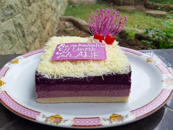 Bolu Lapis Taro Ombre by Santi Dwiyanti - langsungenak.com