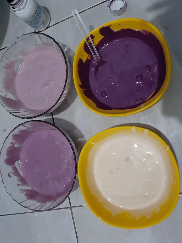 Bolu Lapis Taro Ombre by Santi Dwiyanti - langsungenak.com