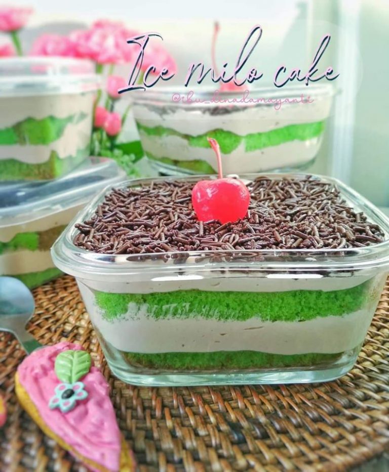 Ice Milo Cake by Dina Damayanti - langsungenak.com