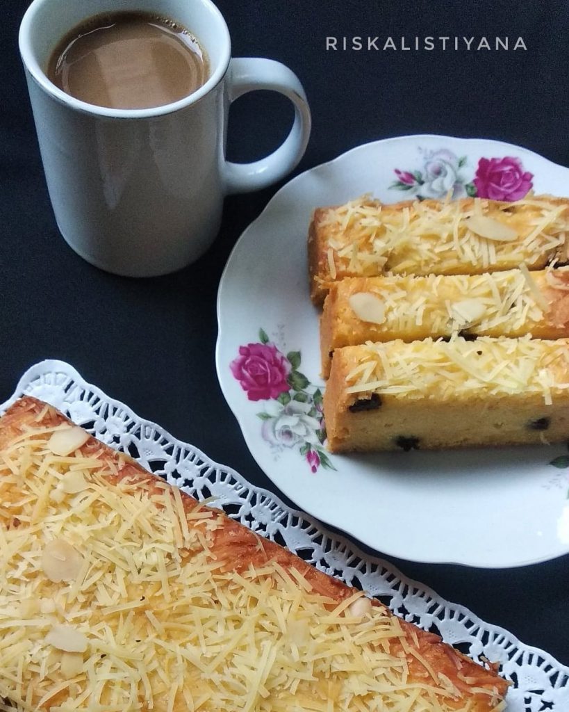 Bolu Tape Keju (versi butter cake) by Riska Listiyana - langsungenak.com