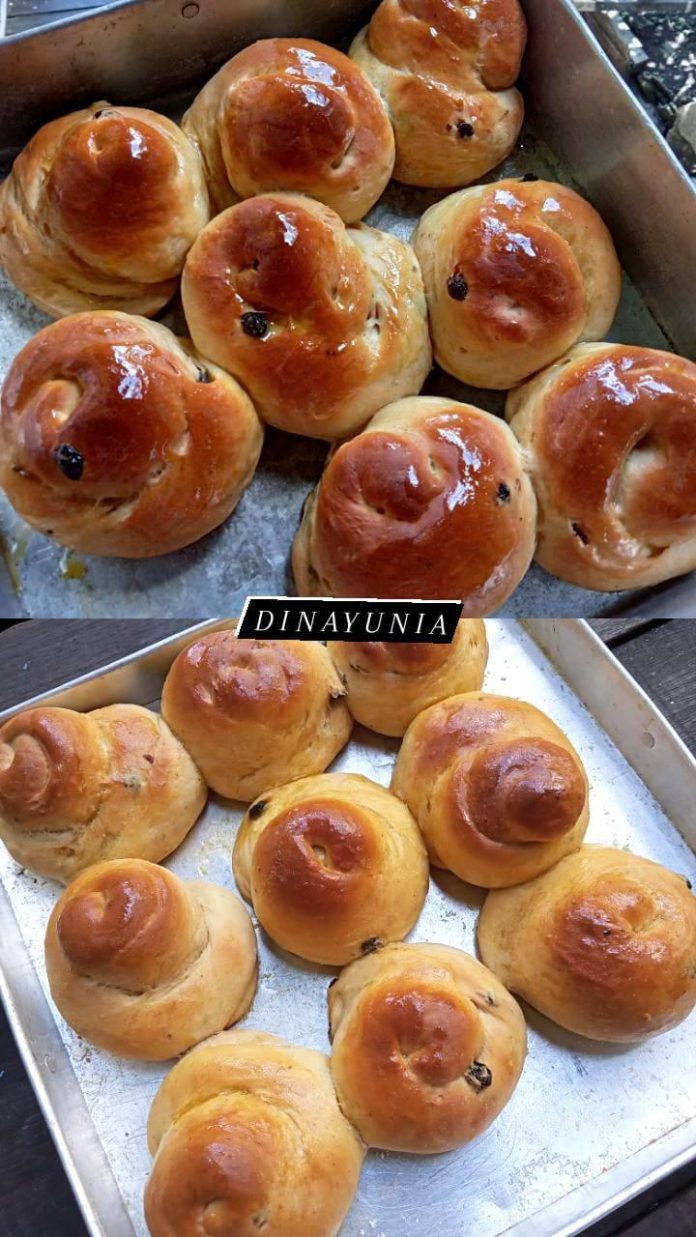Roti Manis Kismis by Dina Yunia - langsungenak.com