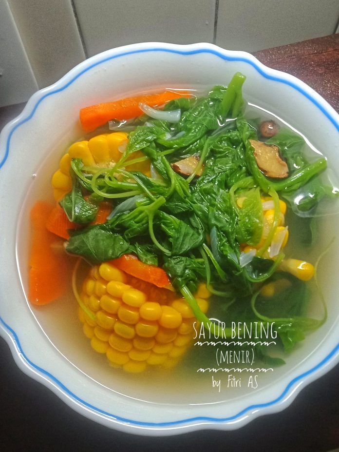 Sayur Bening, sayur menir atau sayur kunci by Fitri Agustina Setyarini