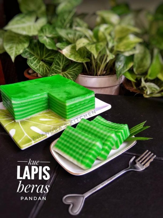 KUE LAPIS BERAS PANDAN by Meitiara Chandrasari - langsungenak.com